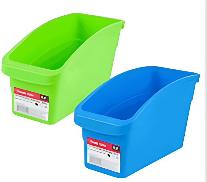 STORAGE BIN,12.5"L 2AST CLR – Core Value Brands