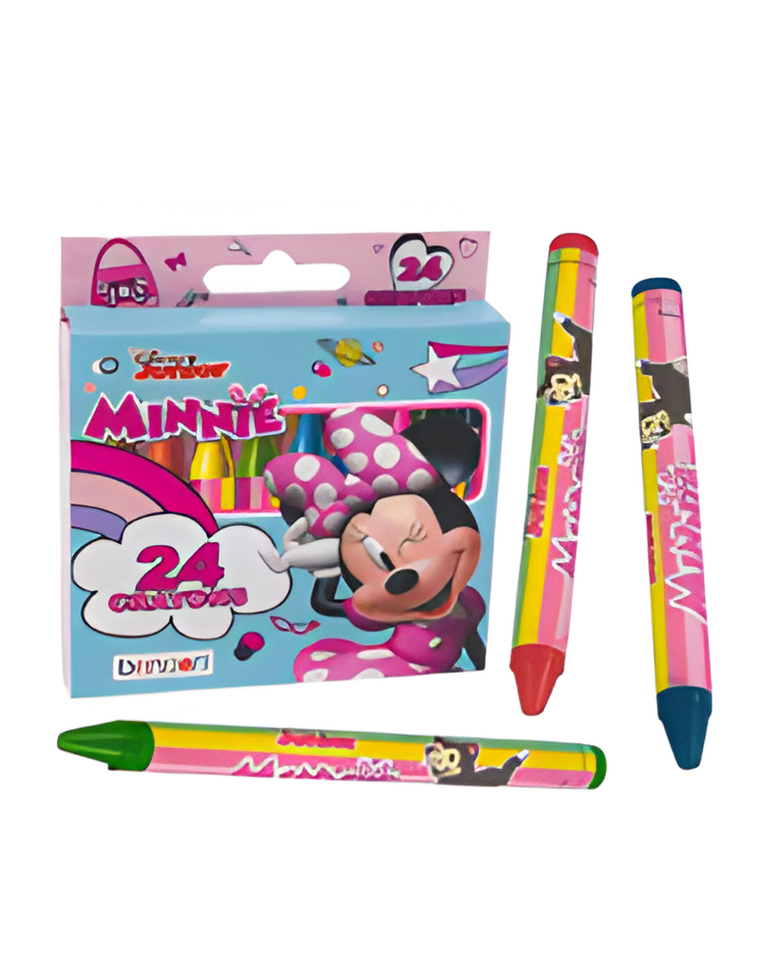 CRAYONS,24ct MINNIE MOUSE – Core Value Brands